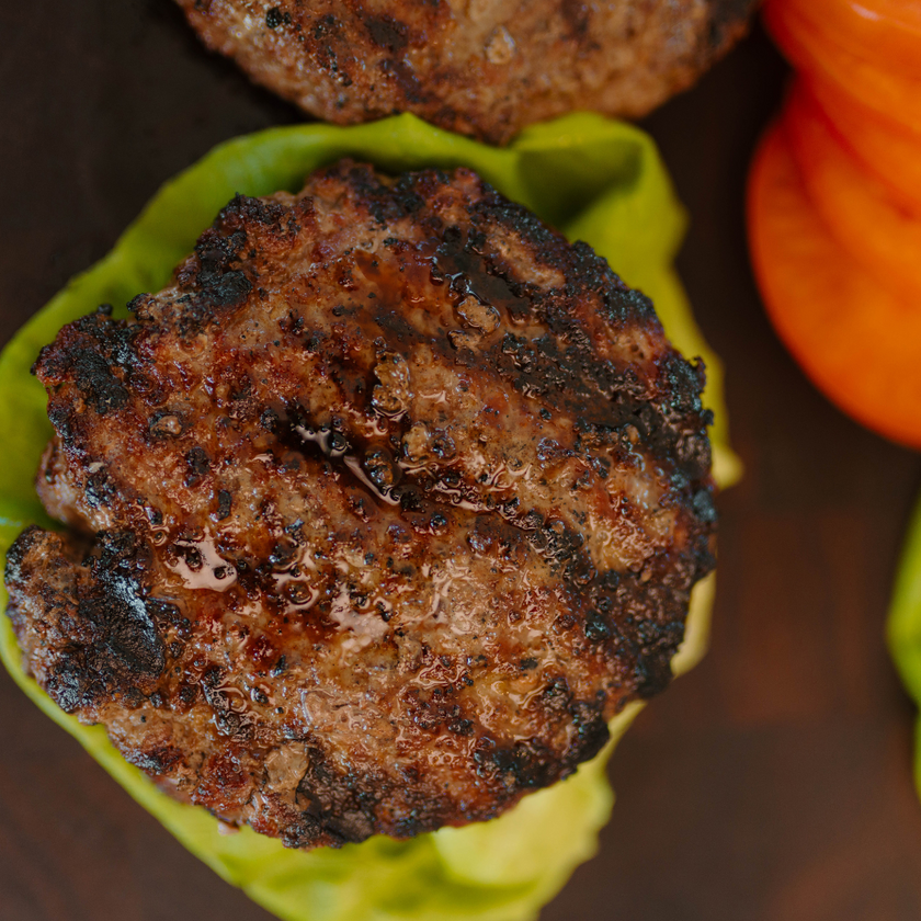 Montana Ranch Gourmet Blend Grass-Finished Ground Beef Burger Patties ...