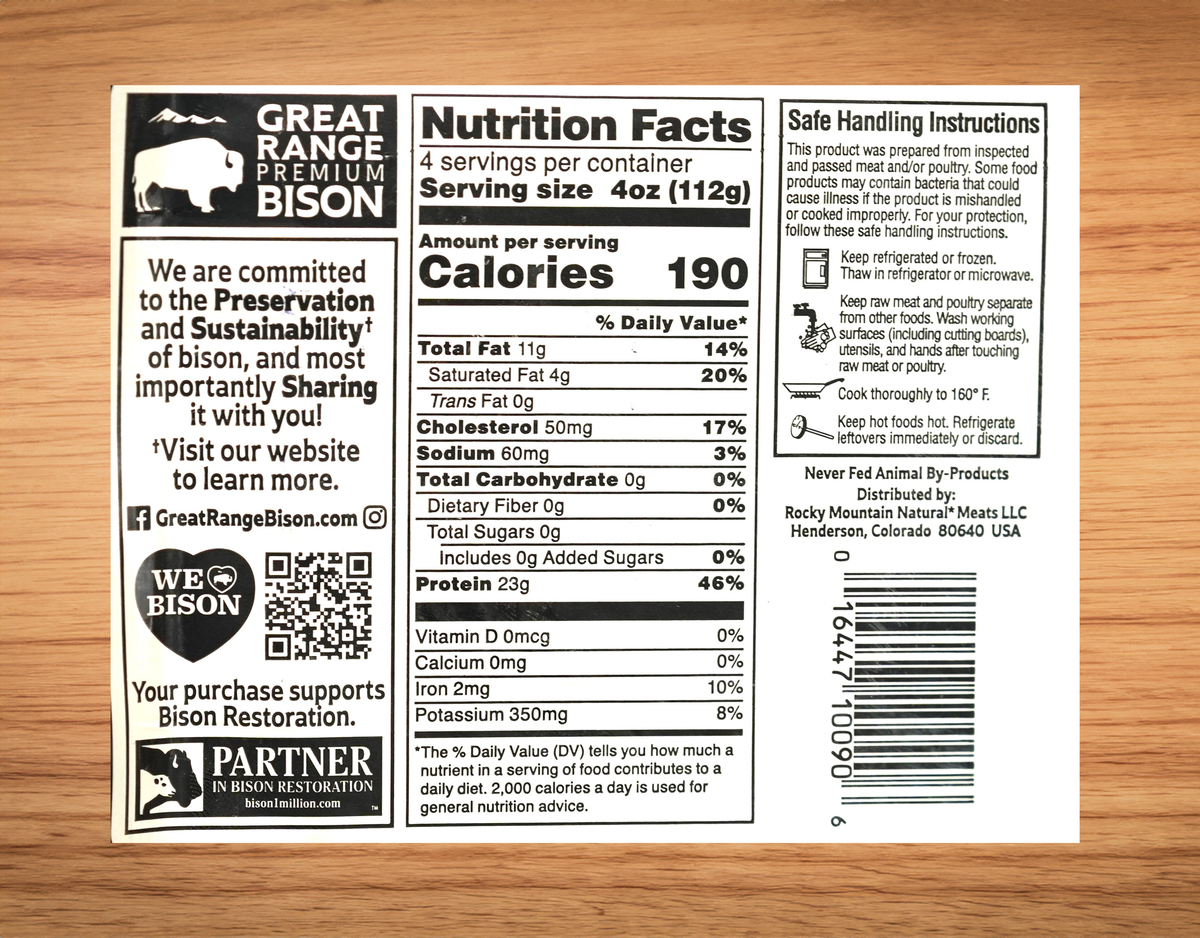 Ground Bison – GoodLife Proteins