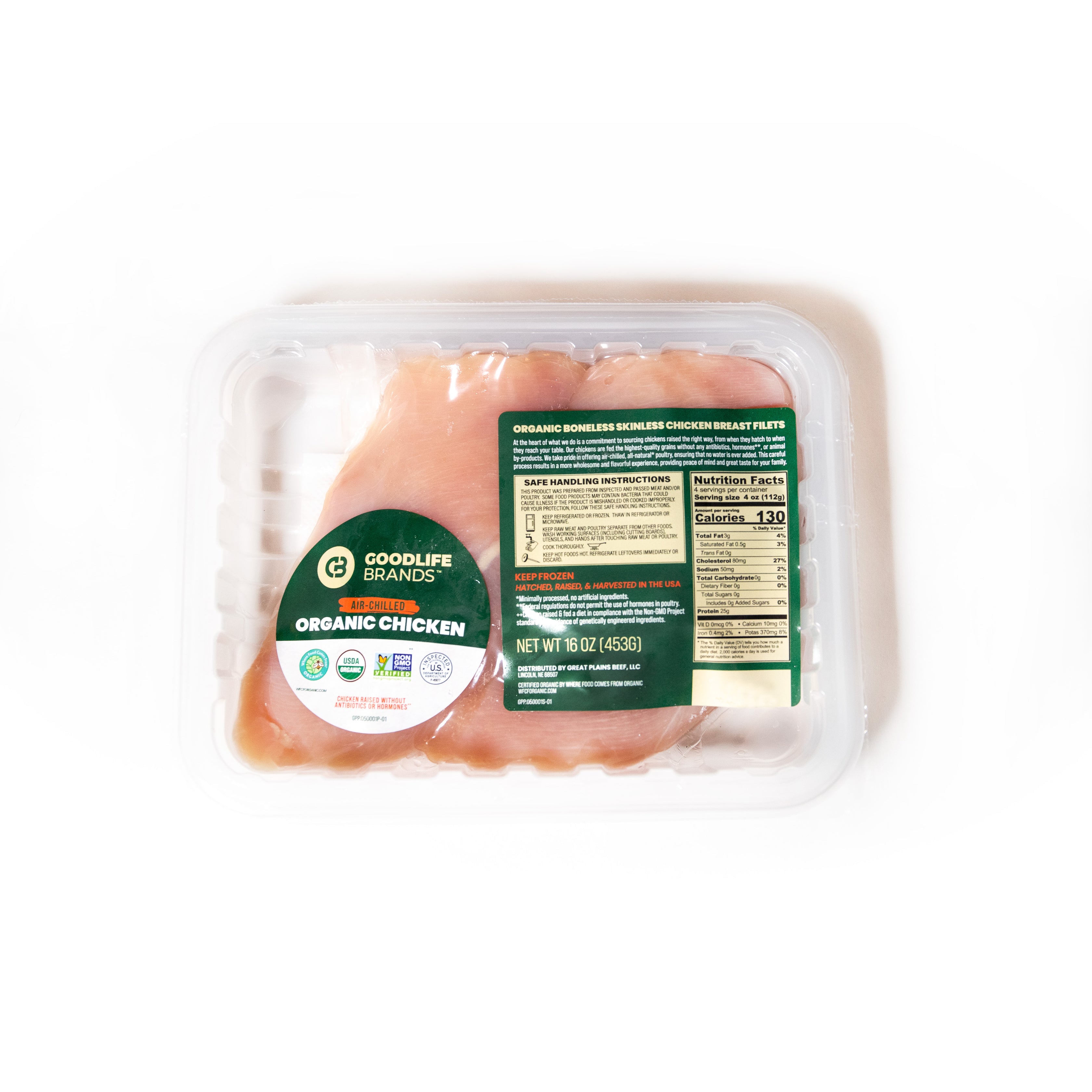 Organic Air-Chilled Chicken Breast Filets – GoodLife Proteins